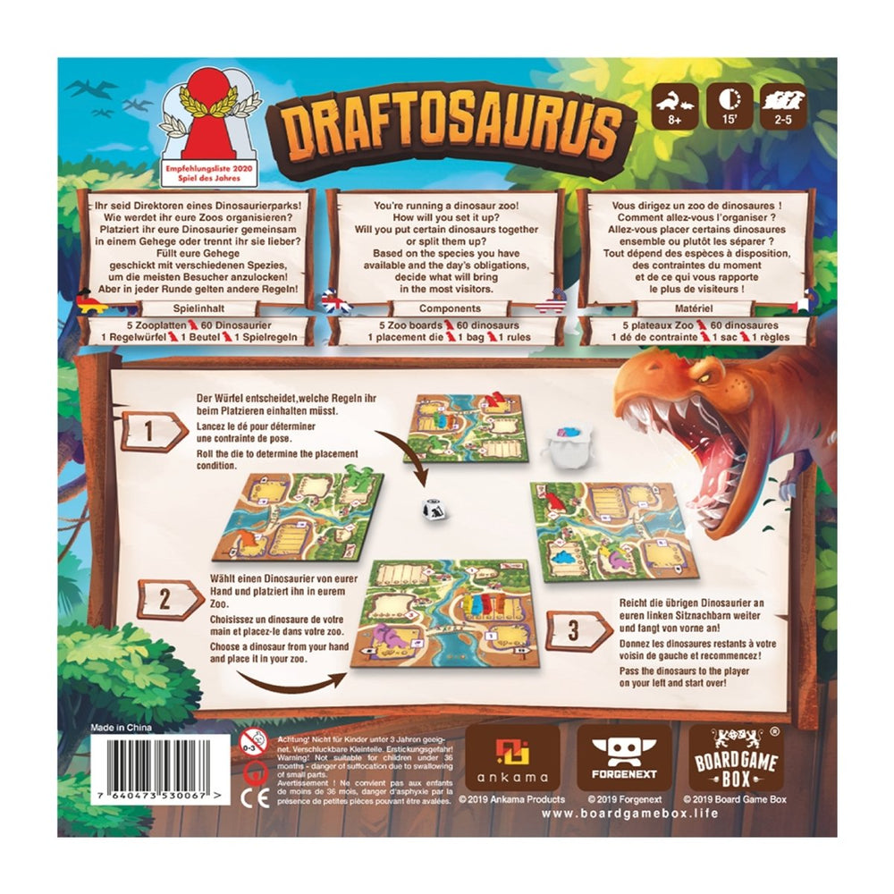 Draftosaurus - Dein eigener Dinosaurierpark